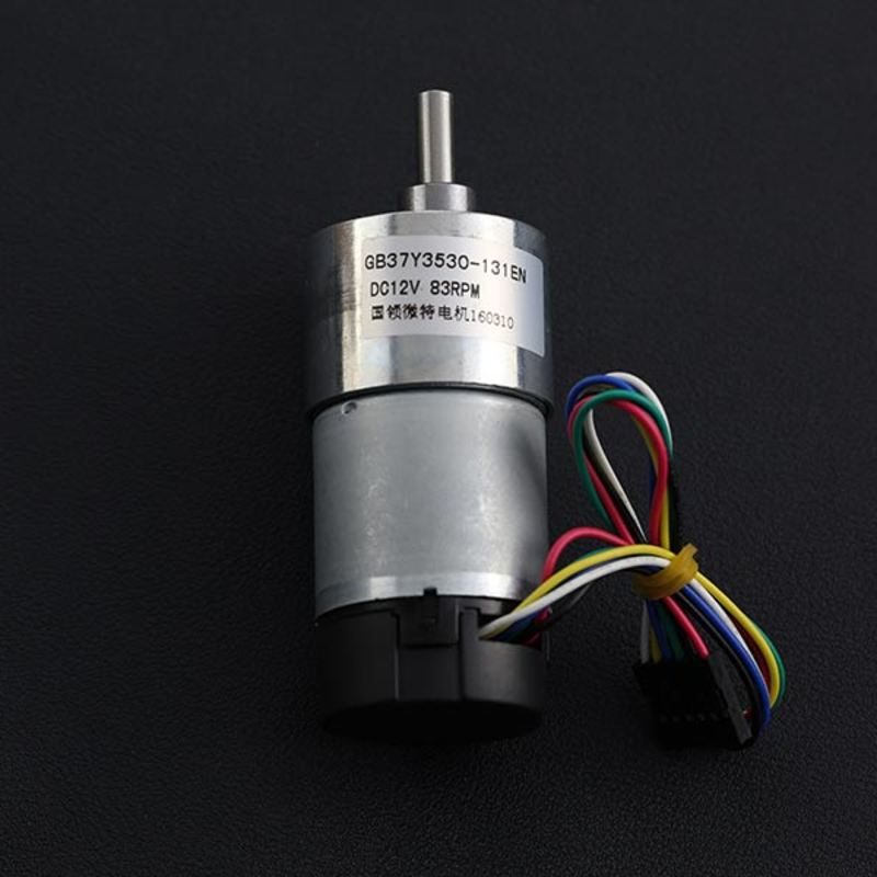 12V DC Motor 83rpm w/Encoder
