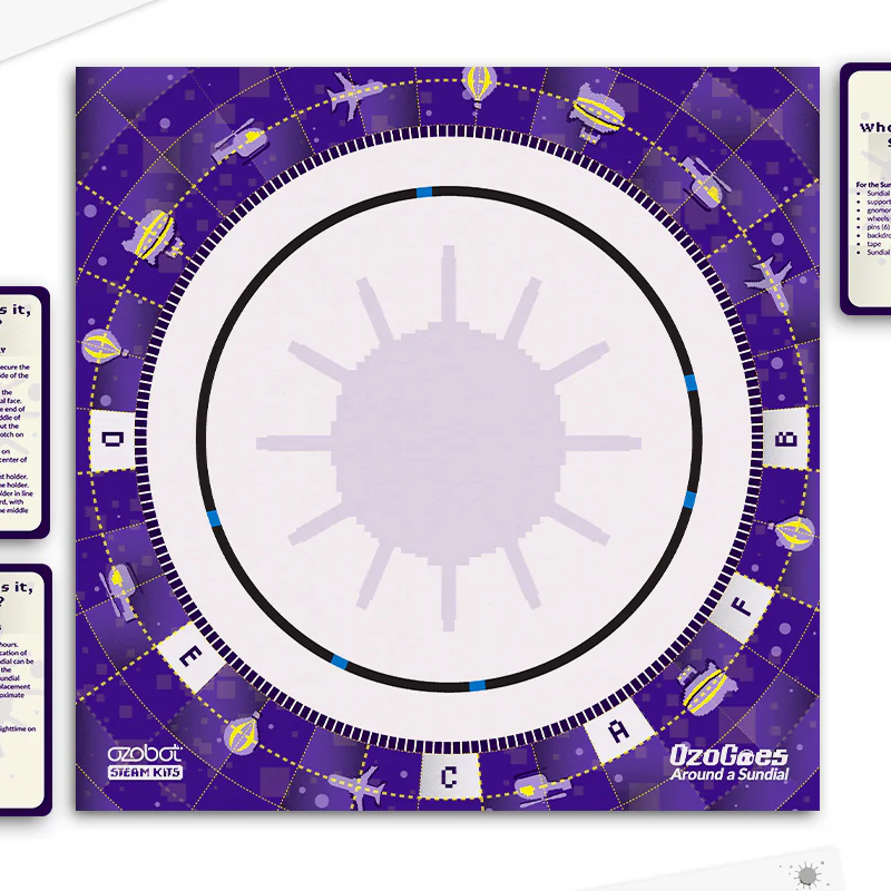 Ozobot STEAM Kits: OzoGoes Around a Sundial