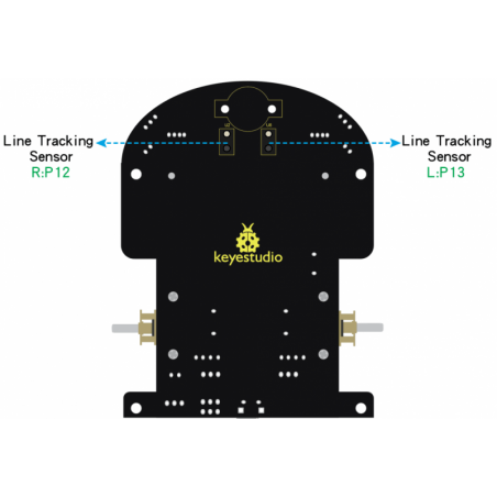 Micro:bit mini smart robot car kit V2 (without Micro:bit) - keyestudio ...