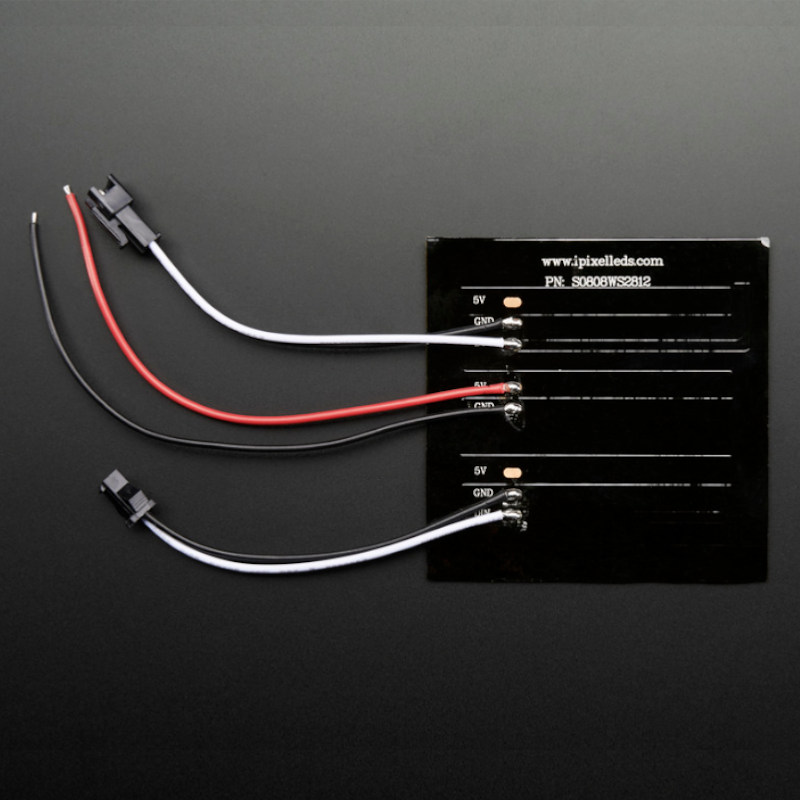 NEOPIXEL - RGB LED Matrix, WS2812, Flexible - 8X8
