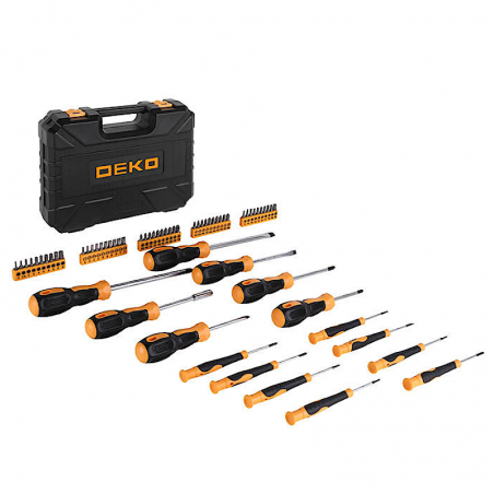 Deko Tools Hand Tool Set DKMT65, 65 pieces