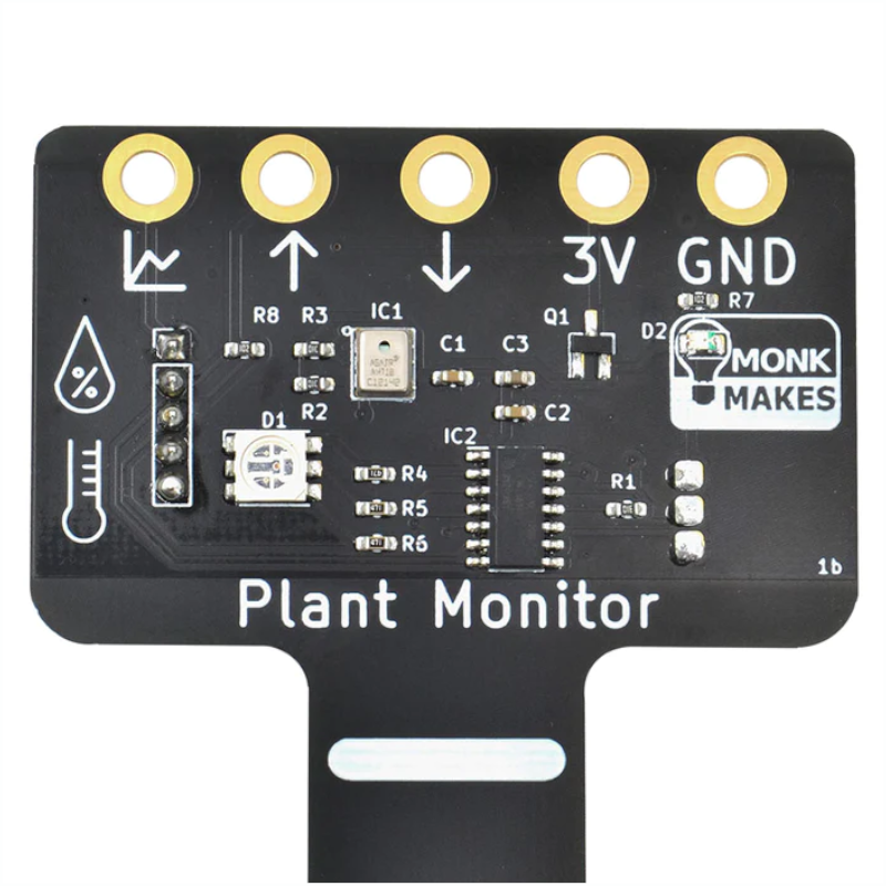 Sensor de Monitorização de plantas para micro:bit Board (Monk Makes)