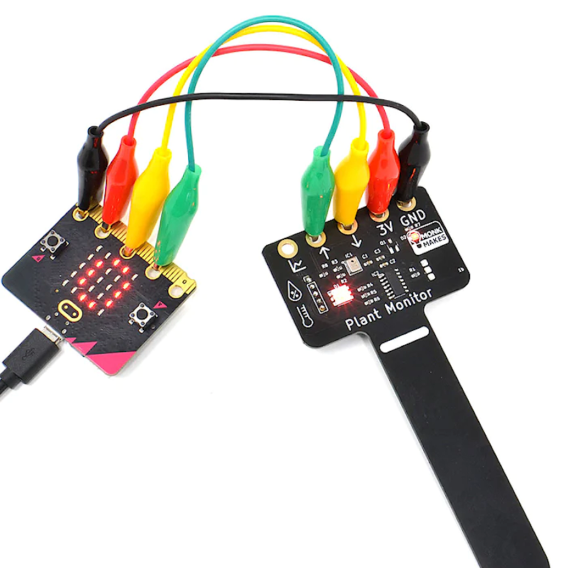 Sensor de Monitorização de plantas para micro:bit Board (Monk Makes)