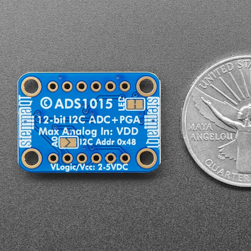 ADS1015 12-Bit ADC - 4 Channel with Programmable Gain Amplifier ...