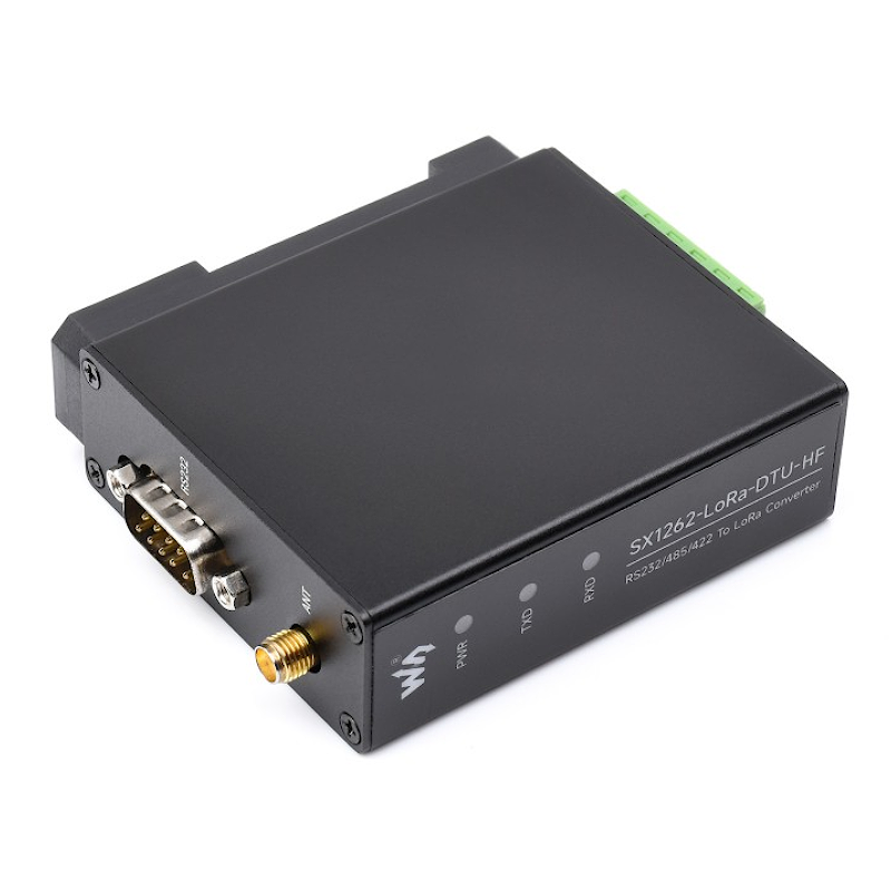Rail-mount SX1262 LoRa HF 868MHz version, RS232/RS485/RS422 to LoRa ...