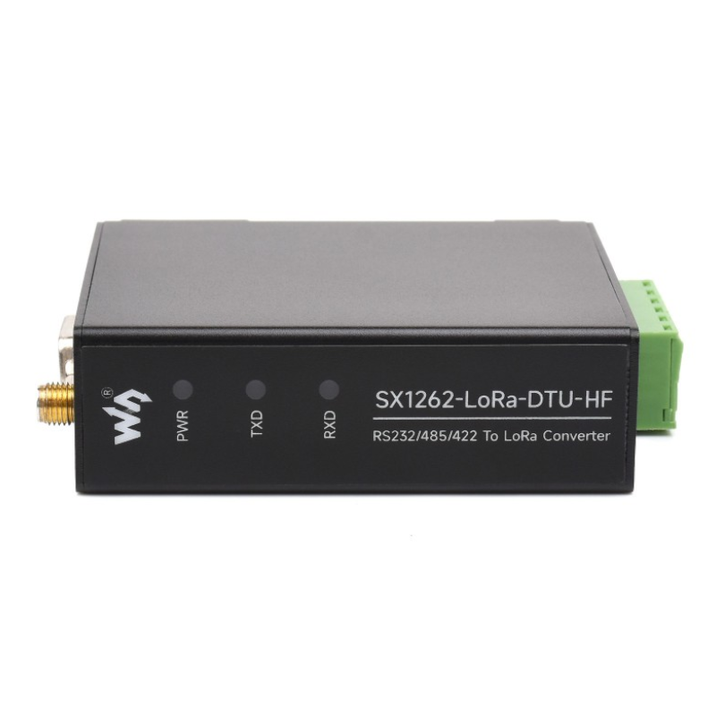 Rail-mount SX1262 LoRa HF 868MHz version, RS232/RS485/RS422 to LoRa ...