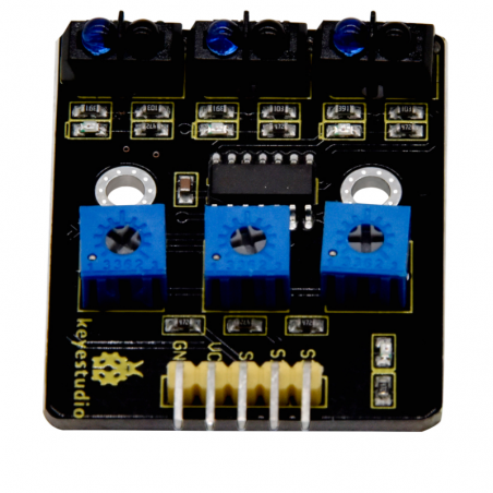 Módulo Sensor Seguidor de Linha 3x TCRT5000 - Keyestudio KS0453