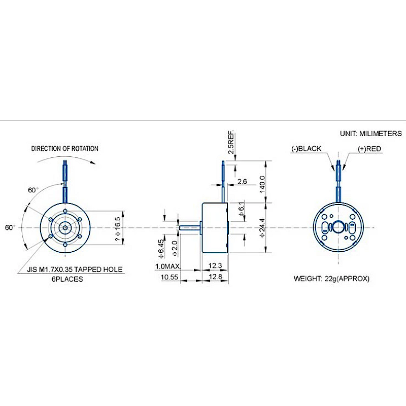 Low Inertia Solar Motor - 1820 RPM