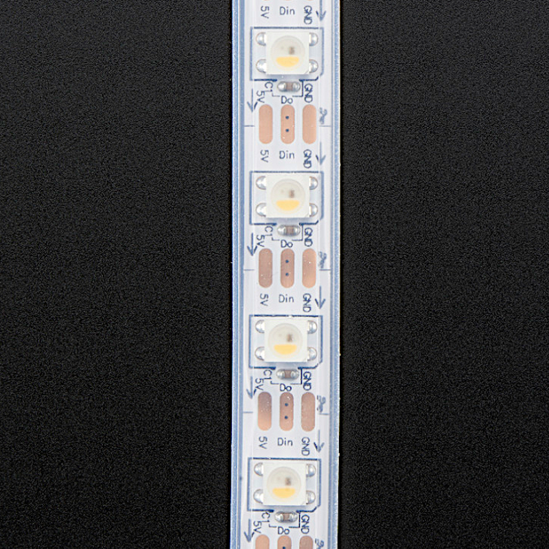NEOPIXEL - RGBW Led Strip, SK6812, 60 LED/m, White PCB IP67 - 1 meter