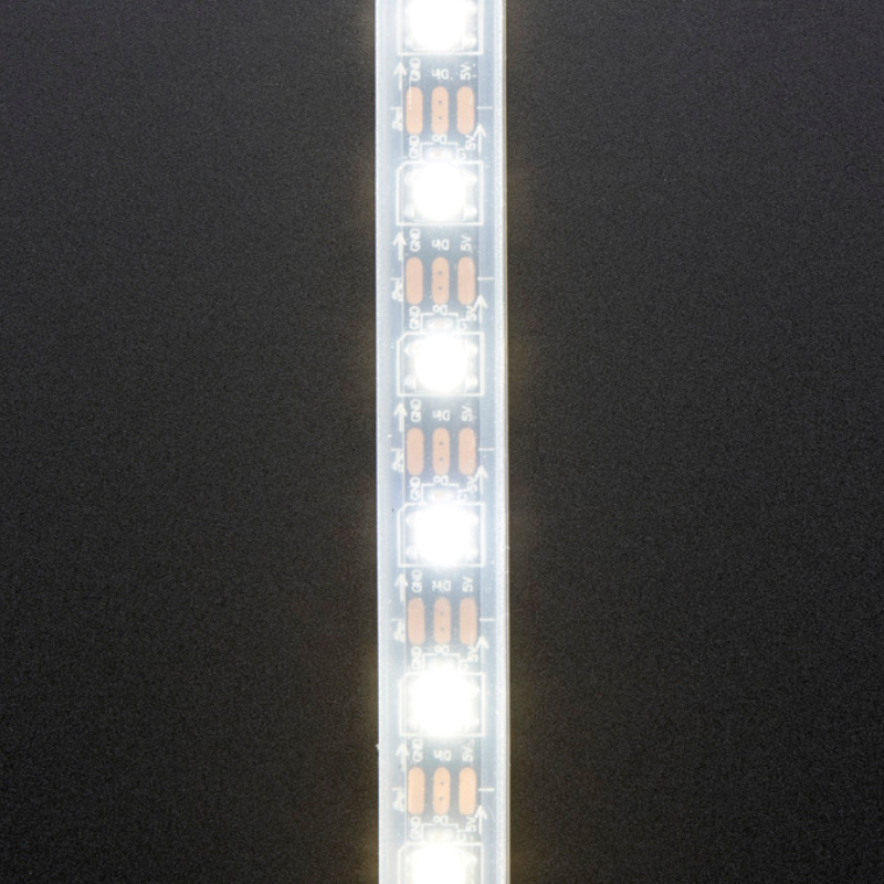 NEOPIXEL - RGBW Led Strip, SK6812, 60 LED/m, Black PCB IP67 - 1 meter