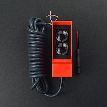 Waterproof Diffuse Reflection Photoelectric Switch 6-36V (0-7m) - DFRobot SEN0455