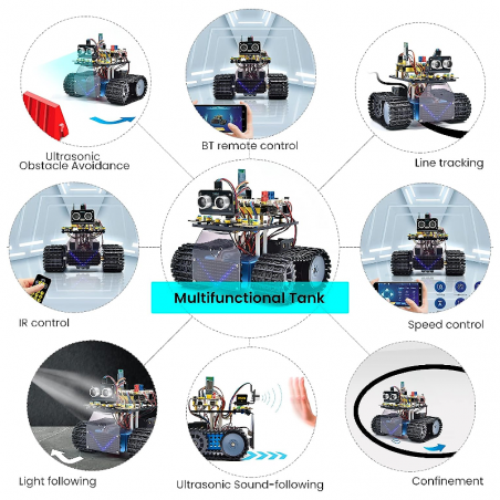 MINI TANK V3.0 KIT FOR ARDUINO - KEYESTUDIO KS0555
