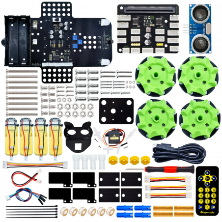 4WD MECANUM ROBOT CAR FOR MICRO:BIT (BOARD NOT INCLUDED) - Keyestudio ...