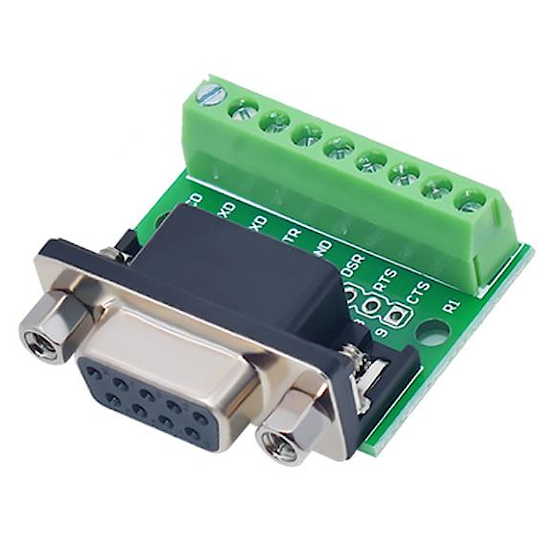 Vga Cable Uxcell 5pcs D-sub DB9 Breakout Board Connector 9-pin Male D&d ...