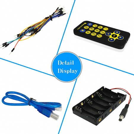 Keyestudio Basic Starter Kit with UNO R3 - KEYESTUDIO KS0069