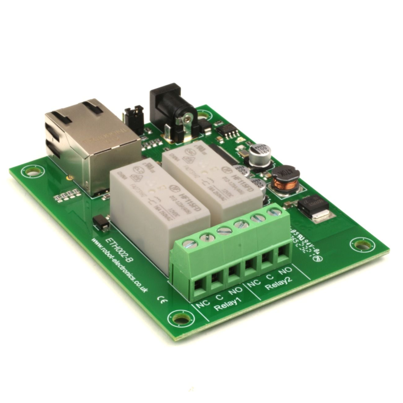 ETH002-B - 2x16A Ethernet Relay
