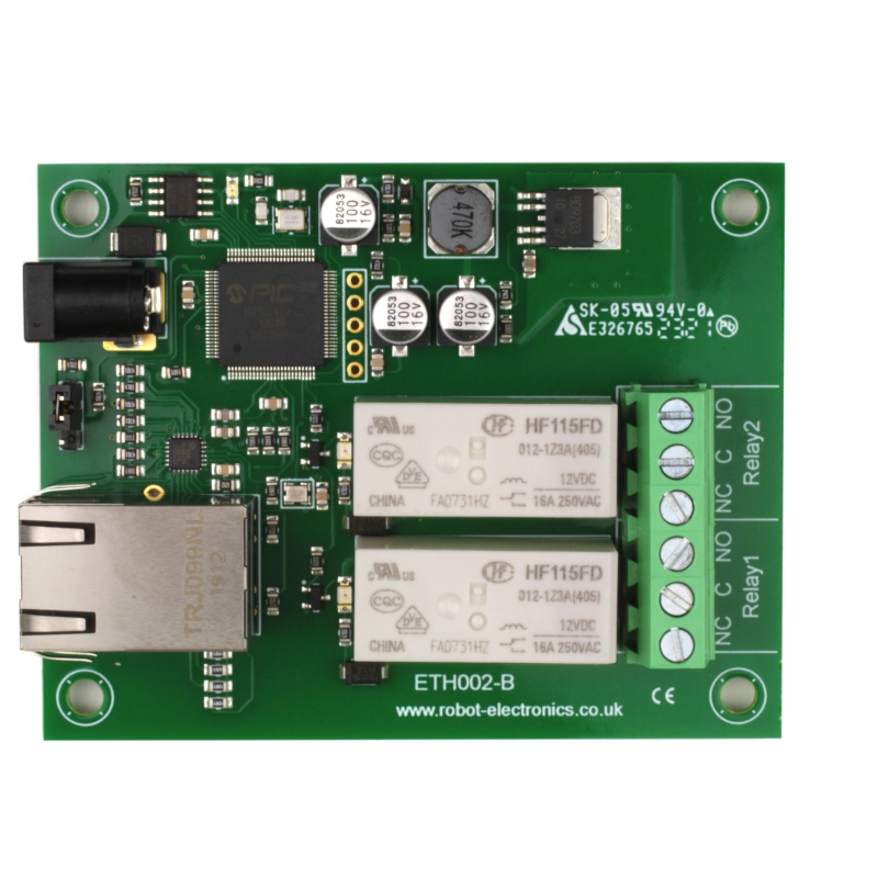 ETH002-B - 2x16A Ethernet Relay