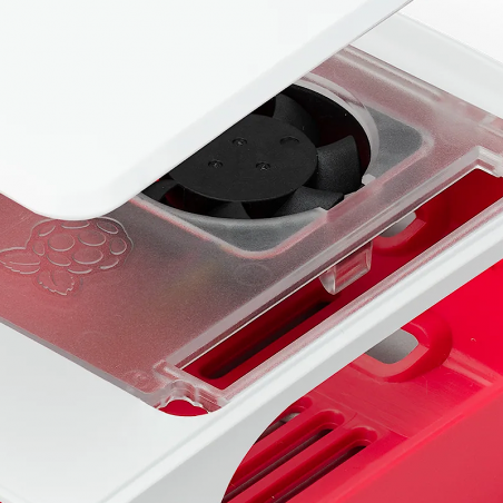 Raspberry Pi SC1159 Pi 5 Case Red and White