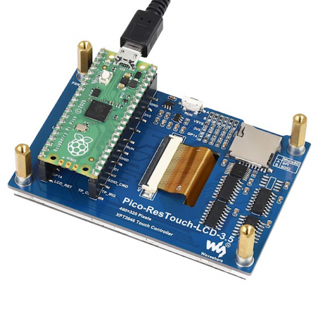 3.5inch Touch Display Module for Raspberry Pi Pico , SPI