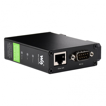 Rail-Mount Serial Server, RS232/485/422 to RJ45 Ethernet Module, Modbus ...