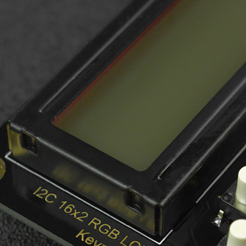 Arduino LCD Shield 16x2 I2C Backlight RGB c/ letras a preto - DFRobot ...