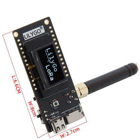 T3-S3 ESP32-S3 LoRa SX1262 868MHz w/ OLED 0.96 - LILYGO® H595