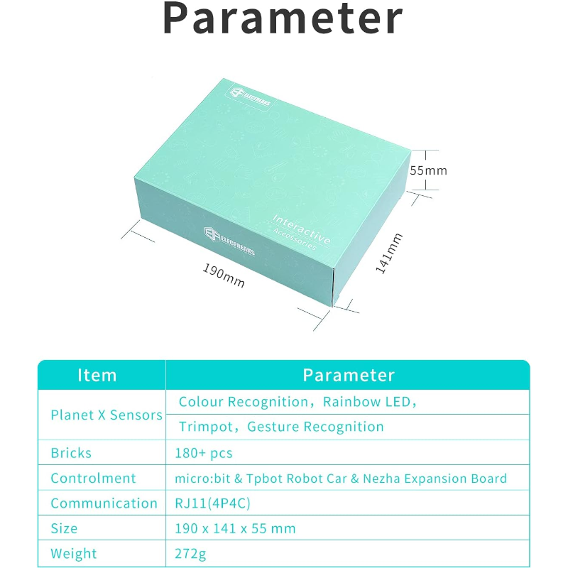 Interactive Coding Accessories Pack (Nezha & TPBot compatible) - ELECFREAKS EF08236