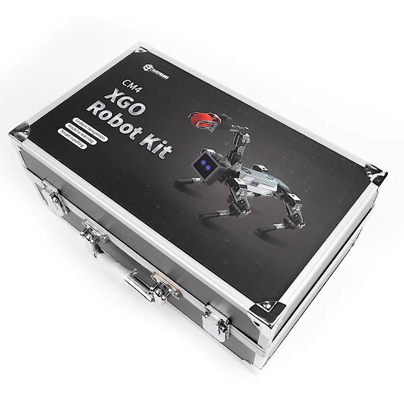 XGO V2 CM4: AI dog robot with 15 DOFs, Arm, Display Touch for Raspberry CM4 (included ...