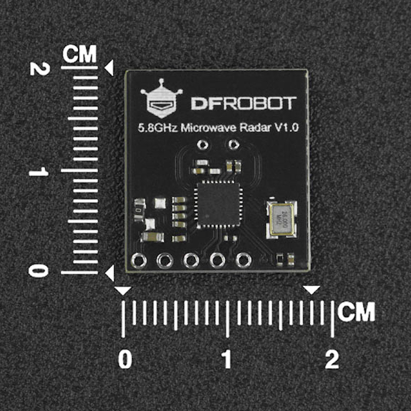 Sensor de radar de microondas 5.8GHz para detetar movimentos - DFRobot ...