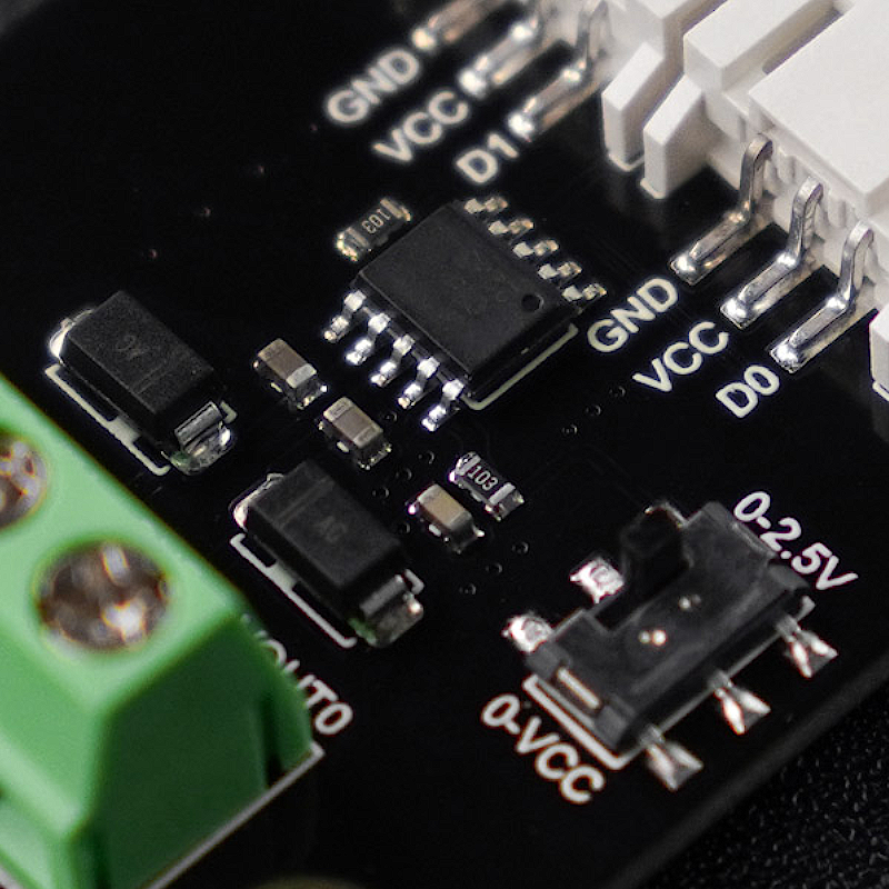 Gravity: GP8501 2-Channel PWM to 0-2.5V/VCC DAC Module - DFRobot DFR1037