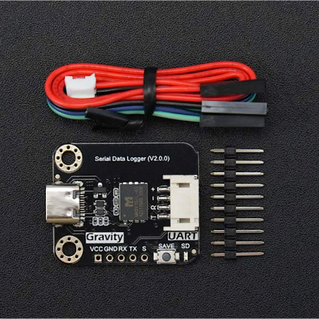 Data Logger Série UART para Arduino c/ interface USB (128MB Flash ...