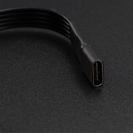 Type-C L-Shaped Male to Female Extension Cable - DFRobot FIT0953
