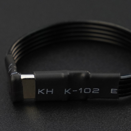 Type-C L-Shaped Male to Female Extension Cable - DFRobot FIT0953
