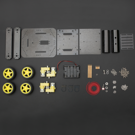 Pirate - 4WD Mobile Platform for Arduino - DFRobot ROB0003