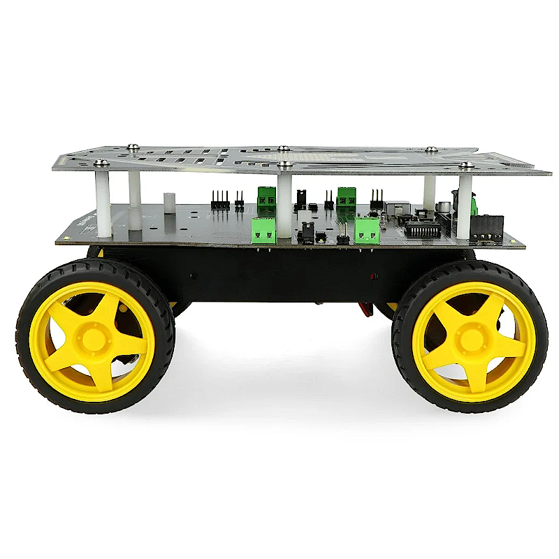 Cherokey 4wd Mobile Robot For Arduino With L298 Driver Onboard Dfrobot Rob0102