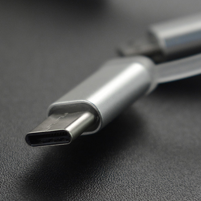 Cabo USB 2 em 1 Type-C c/ adaptador Micro USB - 1 metro - DFRobot FIT0668