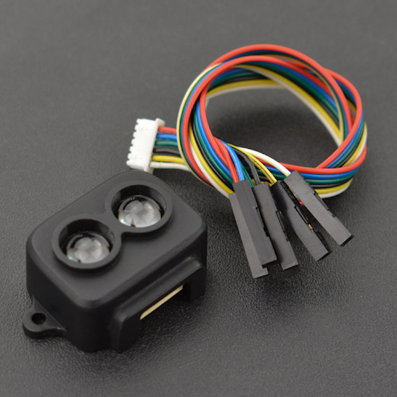 Tf Luna Tof Single Point Ranging Solid State Lidar Sensor 8m Uart I2c Dfrobot Sen0340