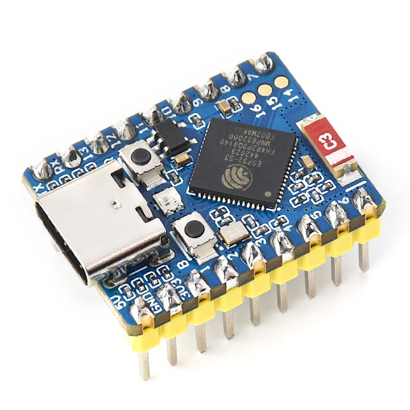 ESP32-S3 USB-C baseado no ESP32-S3FH4R2 Dual-Core 240MHz (headers ...
