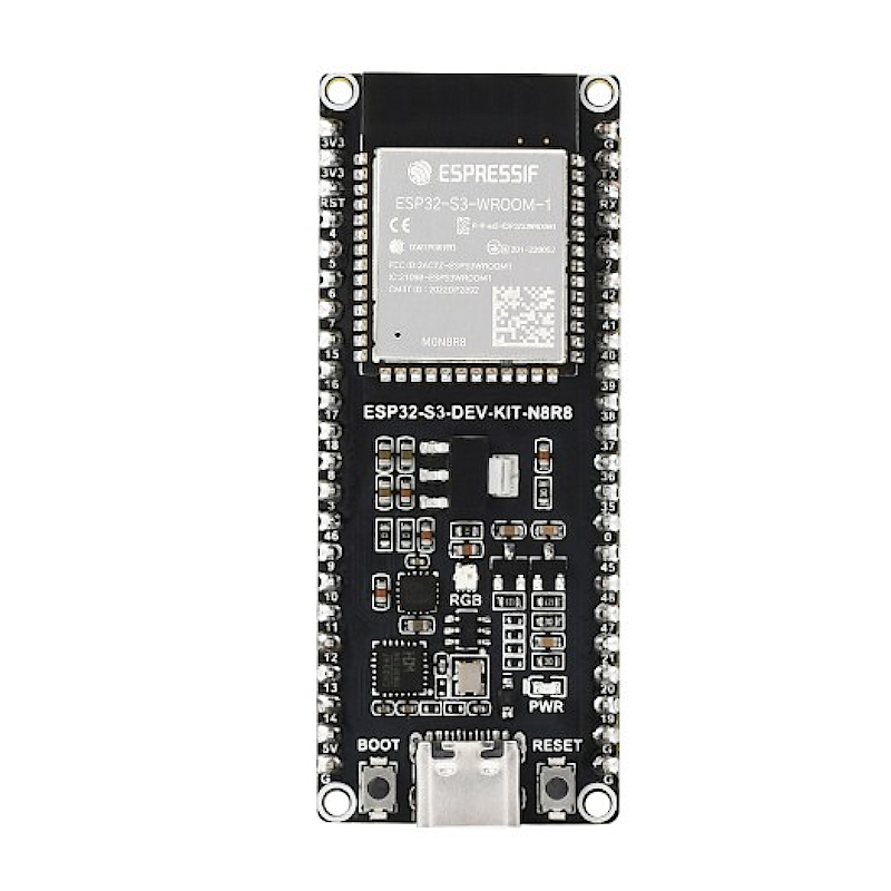 ESP32-S3 - Placa da Waveshare com ESP32-S3-WROOM-1-N8R8 240MHz Dual ...