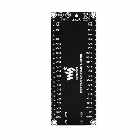 ESP32-S3 Microcontroller, 2.4GHz Wi-Fi, 240MHz Dual Core, ESP32-S3-WROOM-1-N8R8 Module, USB-C ...