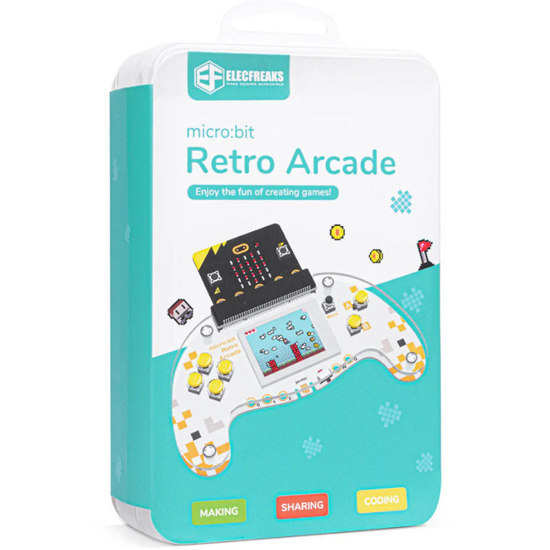 micro:bit Retro Programming Arcade (without micro:bit board) - ELECFREAKS EF08282