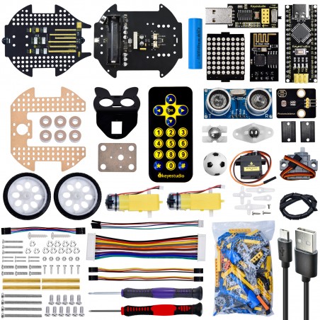 Beetlebot 3 in 1 Robot for Arduino (Lego blocks compatible ...