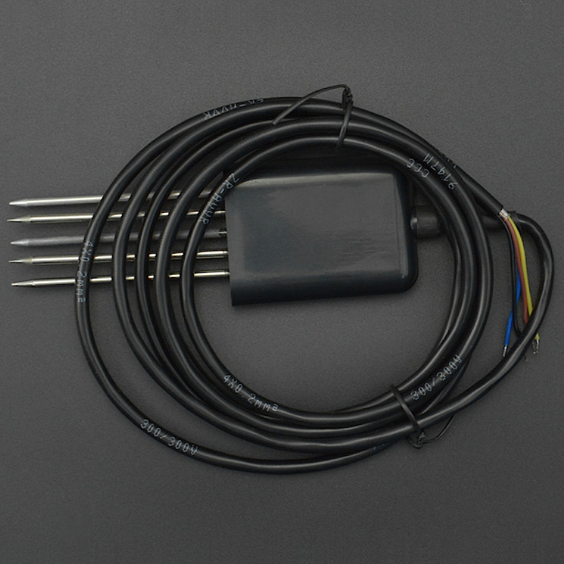 MODBUS-RTU RS485 Soil Moisture, Temperature & pH Sensor IP68, 5-30V ...