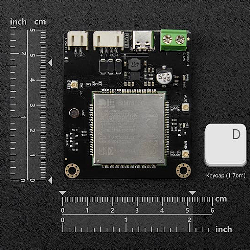 Gravity: High-Speed CAT4 SIM7600G-H Global 4G Communication and GNSS ...