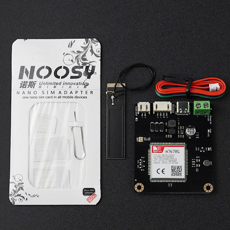 Gravity: CAT1 A7670G Global 4G IoT Communication Module (Compatible with Raspberry Pi) - DFRobot ...