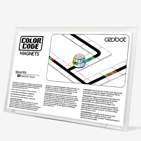 Ozobot Color Code Magnets: Speed Kit (18 Tiles)