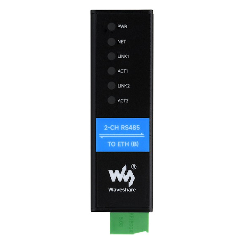 2CH RS485 TO RJ45 ETHERNET SERIAL SERVER DUAL CHANNELS RS485 INDEPENDENT OPERATION, DUAL ...