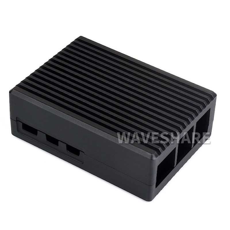 ALUMINUM STRIPE GROOVED CASE FOR RASPBERRY PI 5 INNER HEATSINK PILLARS ...