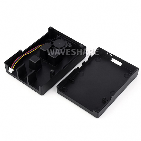 ALUMINUM STRIPE GROOVED CASE FOR RASPBERRY PI 5 INNER HEATSINK PILLARS ...