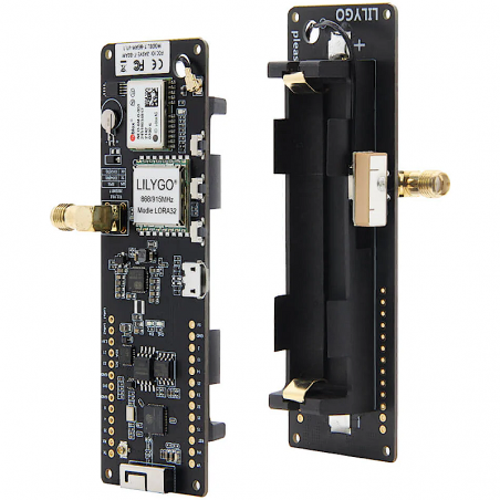 T-Beam Helium: ESP32 LoRa SX1276 868mhz with NEO-6M GPS and 18650 ...